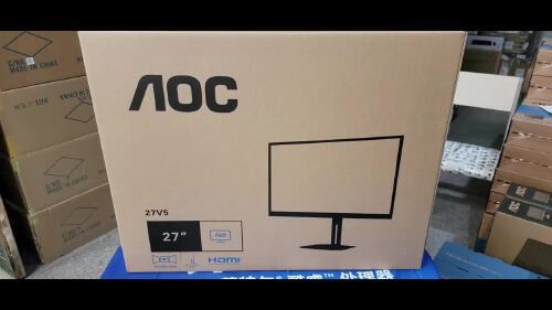 办公利器可旋转升降不闪屏27寸1080P显示器AOC27V5介绍