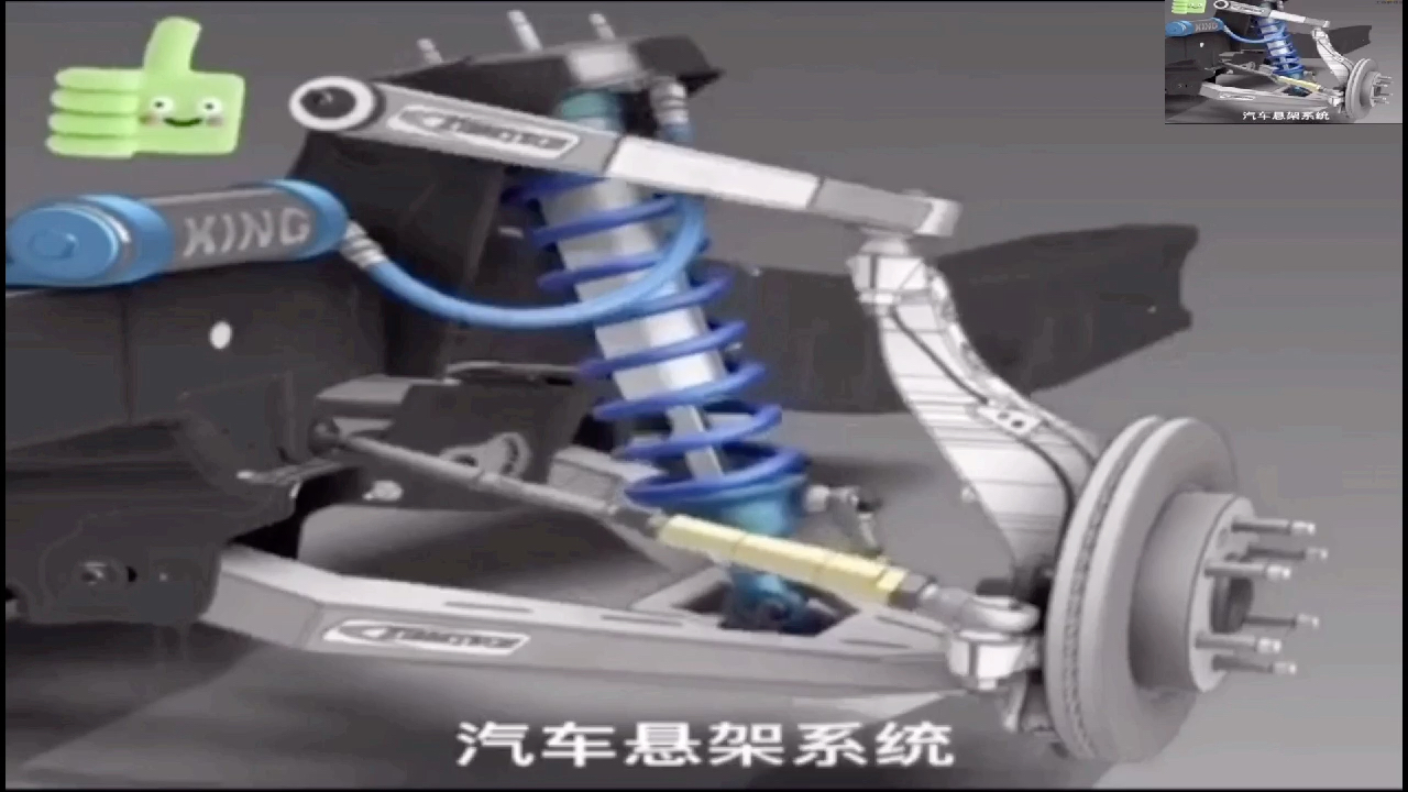 汽车悬挂系统的工作原理演示