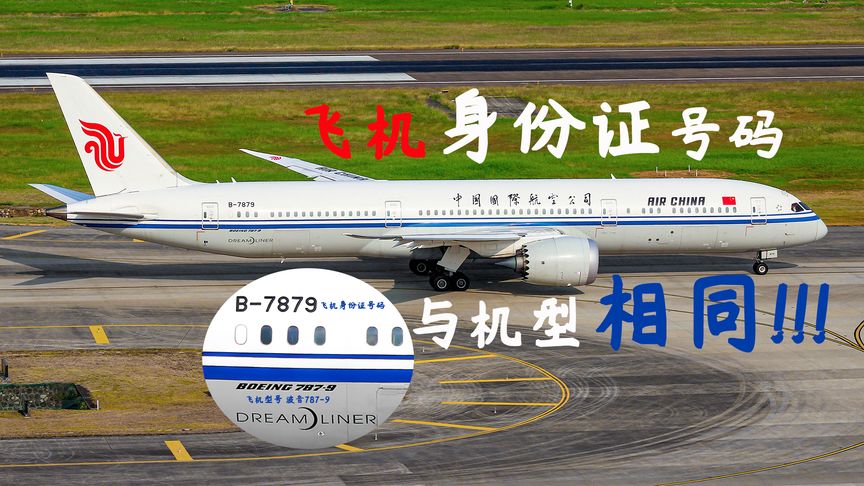 国航飞机身份证号 居然和飞机型号一模一样 太惊人了!