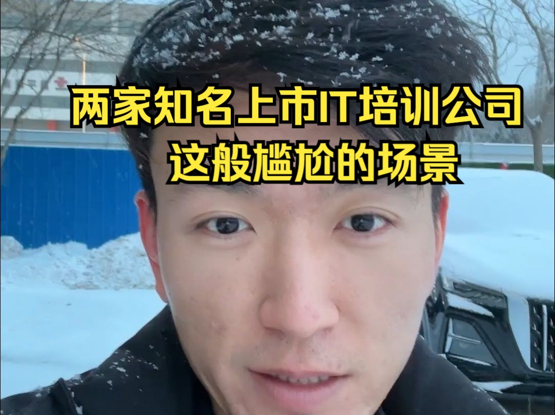 人家IT培训上市公司都这个样子了 我能好到哪里去