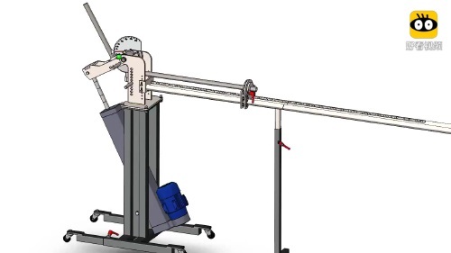 机械弯管机,看看是如何设计的