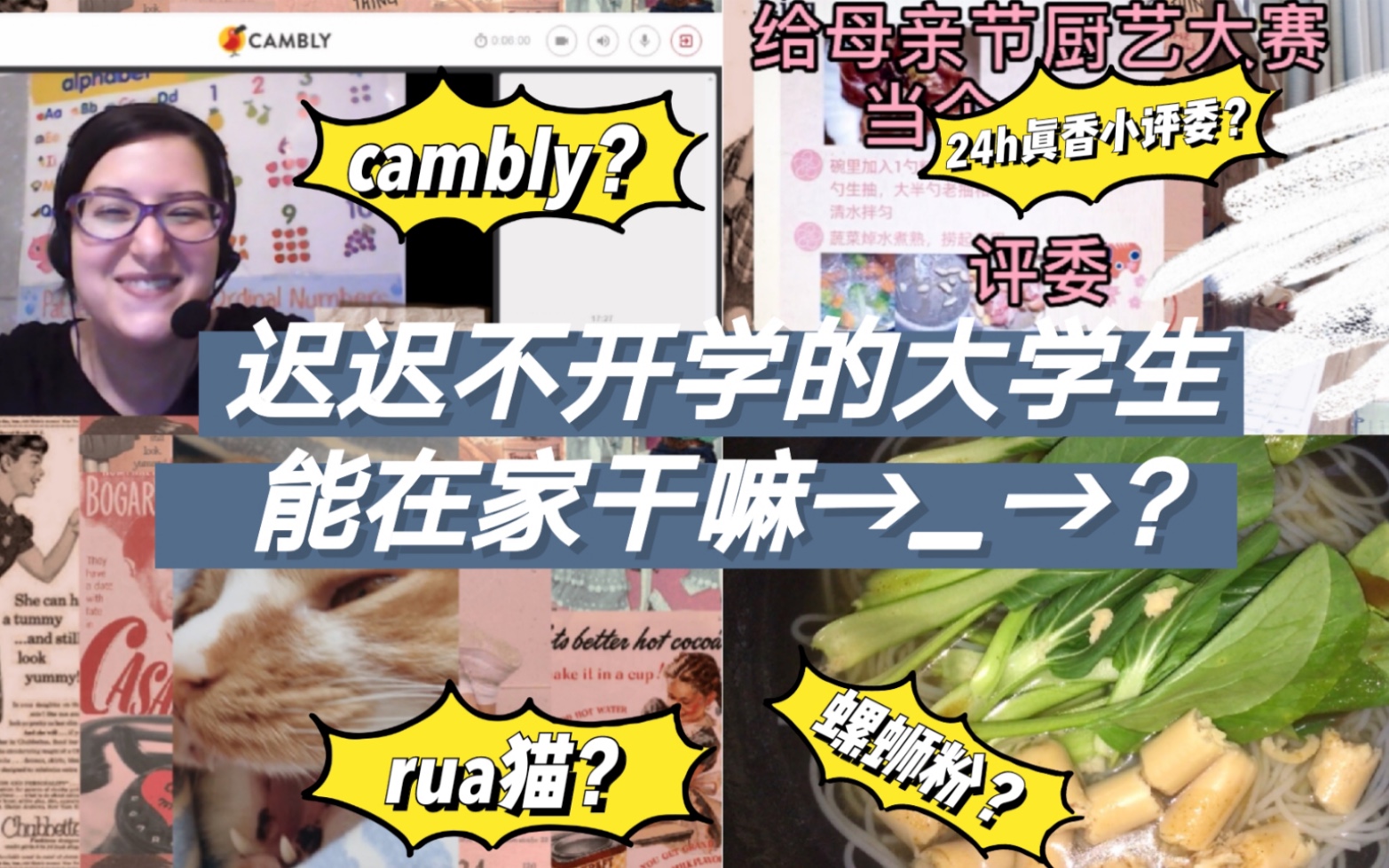 生活碎片 |【先看简介】看我上课(心理/管理/高数/英语) |跟我一起撸猫|...