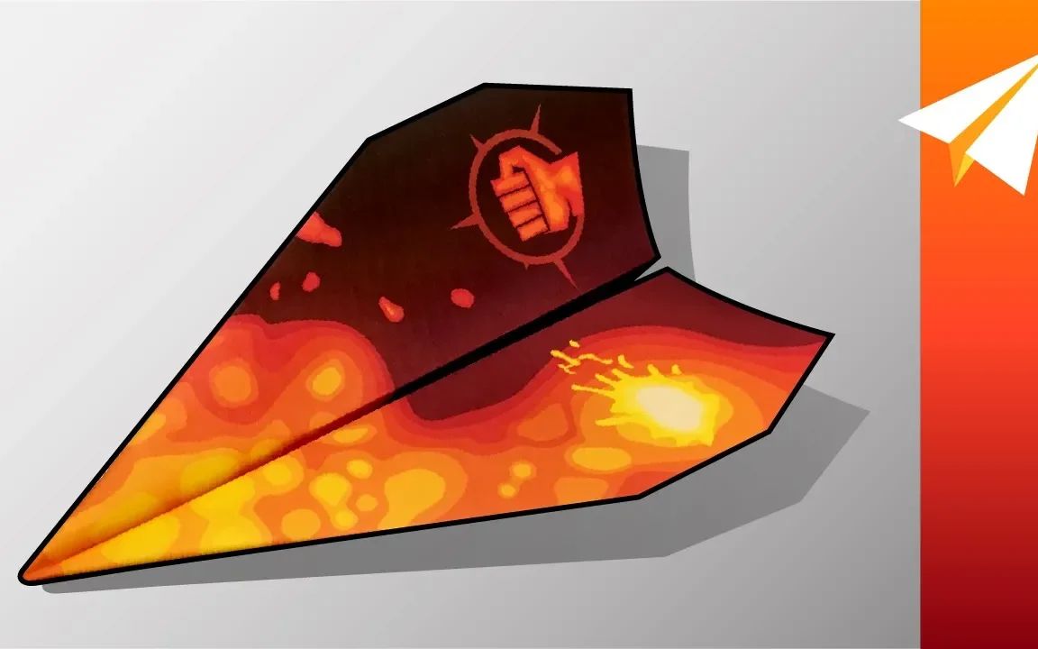 Foldable Flight设计的飞得最远的纸飞机——Plasma X