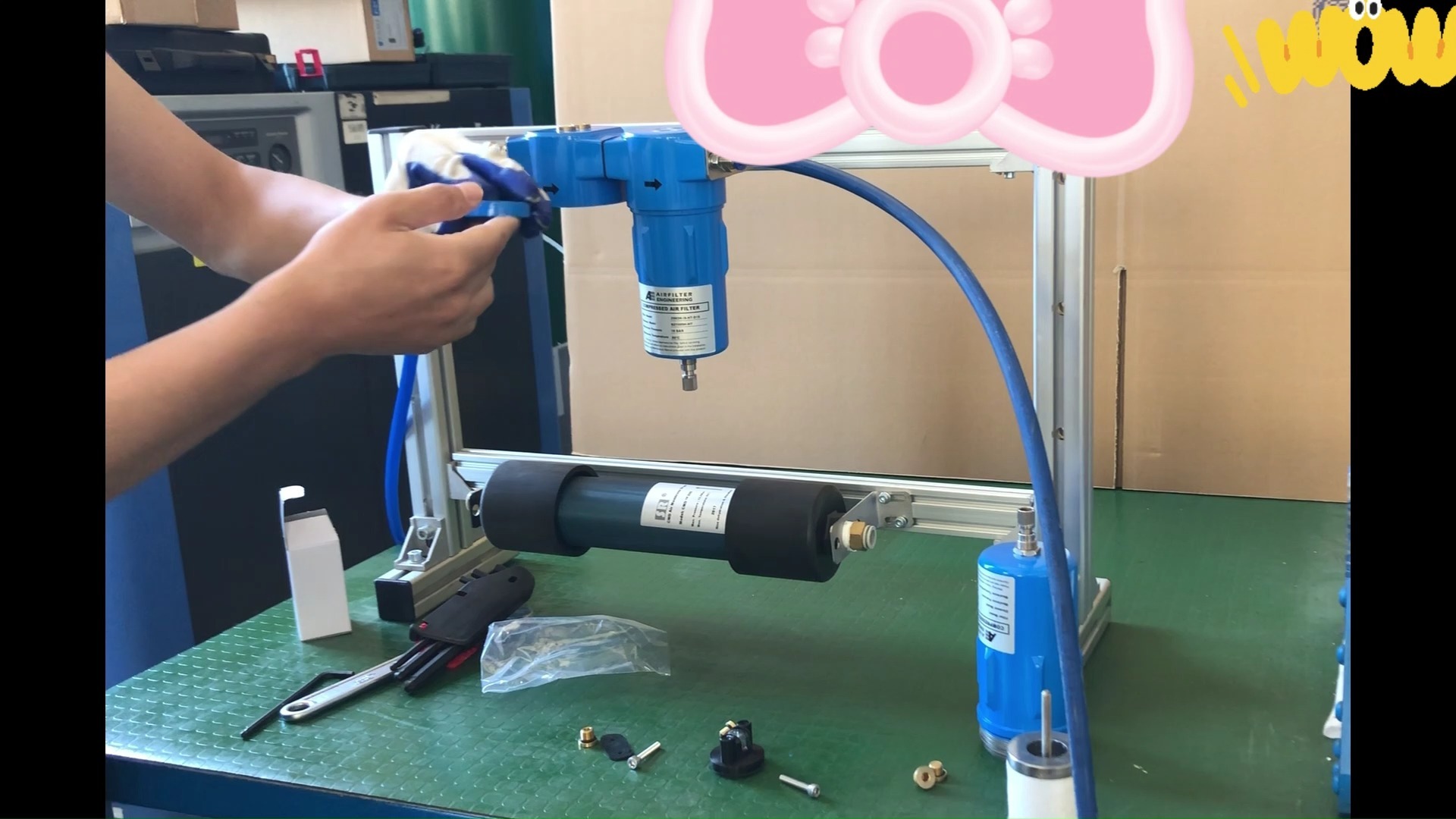 AFE空气过滤器如何安装压差计