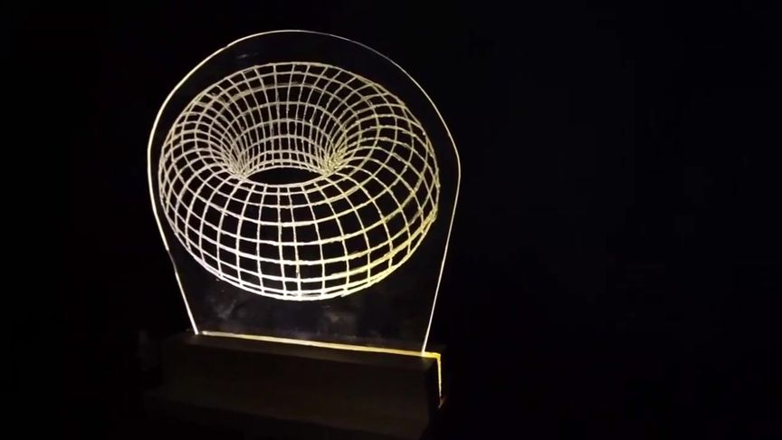 教你制作3D亚克力小夜灯