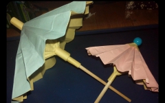 【螃蟹的手工小课堂】第一期油纸伞(可折叠)的制作