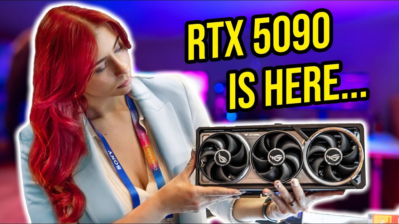 【4K】CES2025华硕展厅演示RTX5090性能