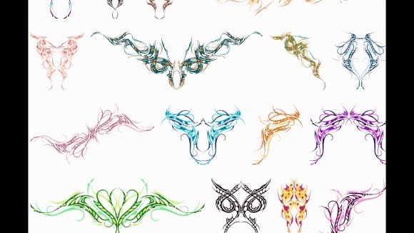 哥特欧式纹理花纹透明图案免抠素材