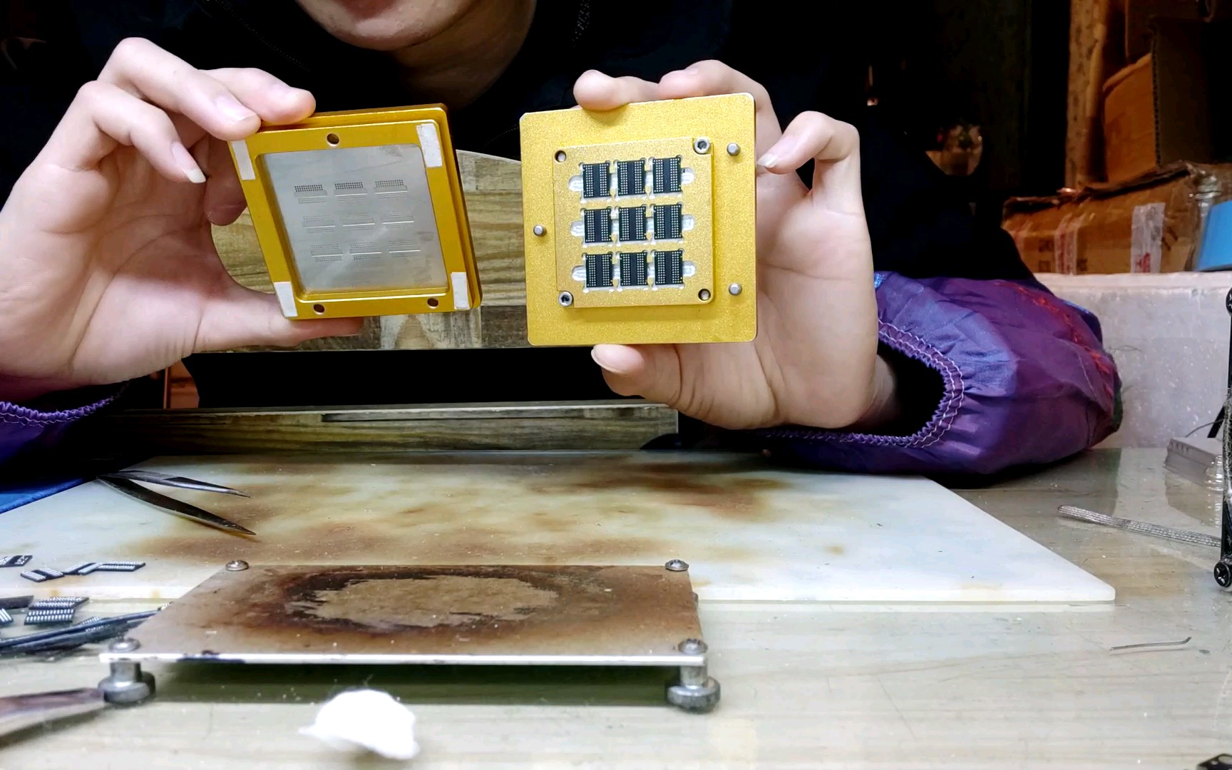 你的内存条坏了?我会修![讲解我的芯片植球方法]