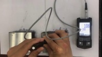 硬度计KTC配里氏D探头测量布氏硬度标准块效果