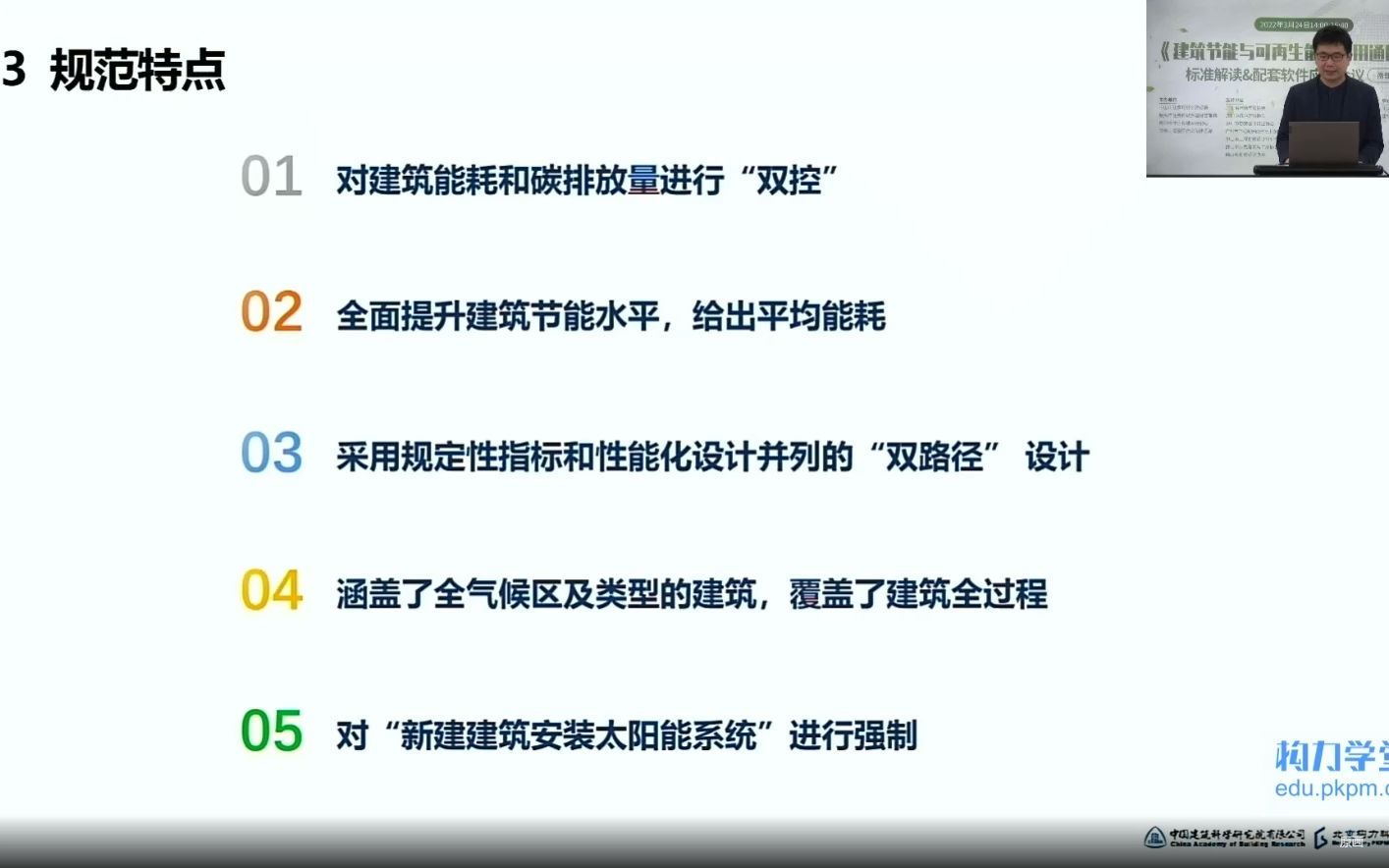 朱峰磊:《建筑节能与可再生能源利用通用规范》对设计的影响,碳排放...