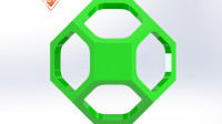 亦明图记:SolidWorks建模,六边形壳体,用组合命令做出两个实体的共同...