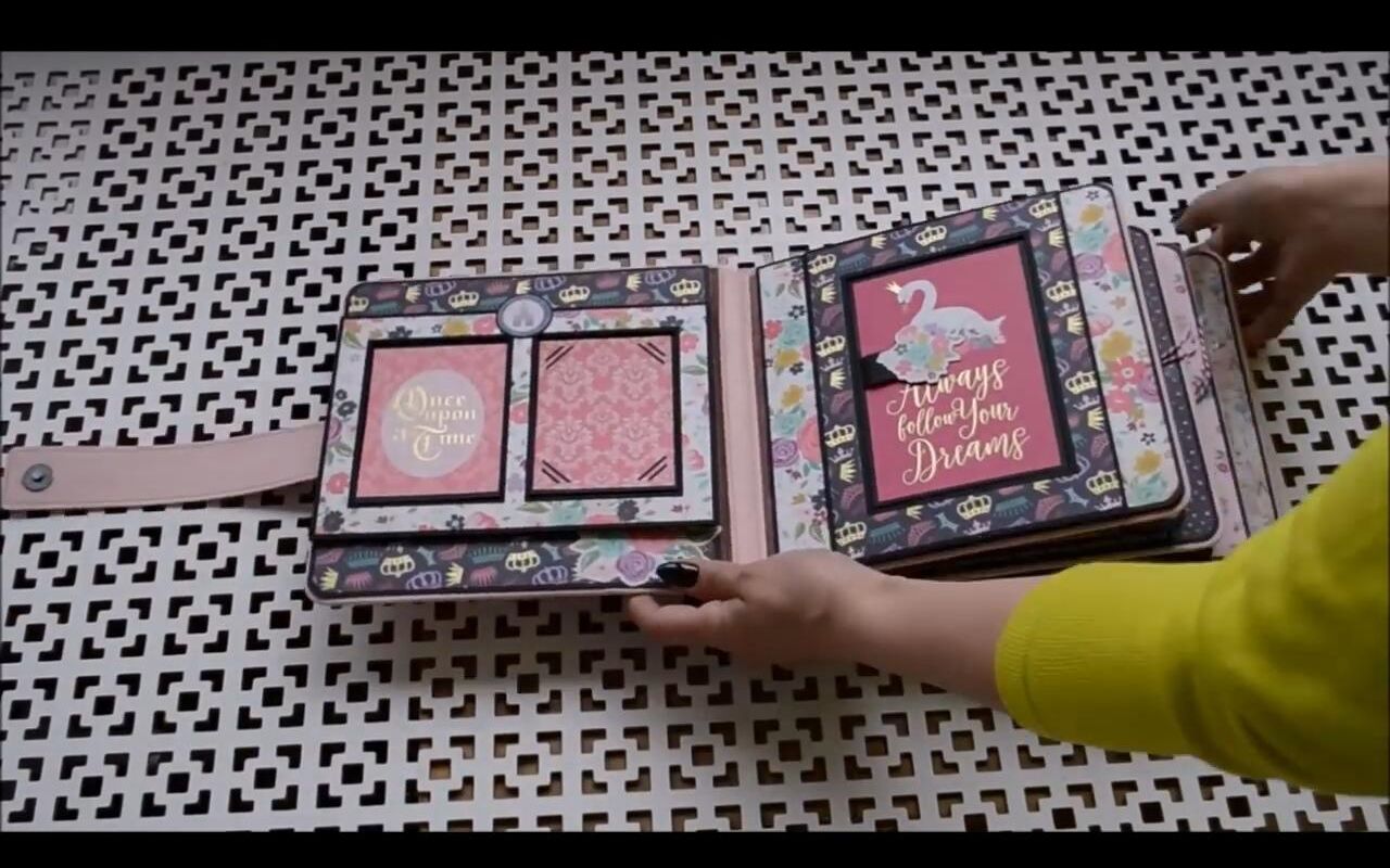 【搬运】【公主相册】教程封面专辑 手工相册 机关相册 手工相册视频...