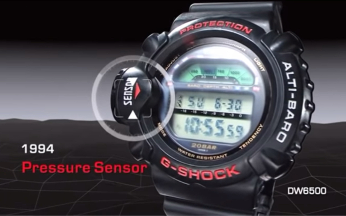卡西欧G-SHOCK官方宣传视频 G-SHOCK上搭载的硬件设备进化史