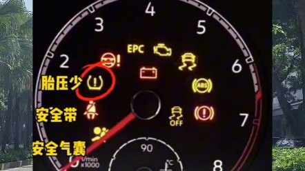 电车仪表盘故障灯亮,代表什么意思?#每天一个用车知识 #仪表盘故障...