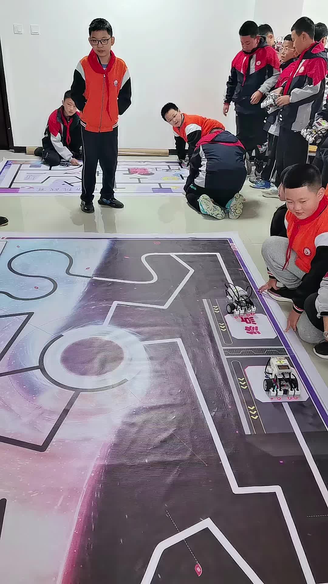 第六届创客大赛机器人比赛实验小学备战!#人工智能 #机器人编程 #...