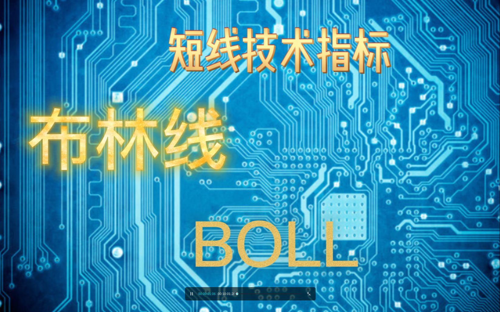 10分钟学会布林线(BOLL)布林带 短炒技术指标 K线技術分析新手入門...
