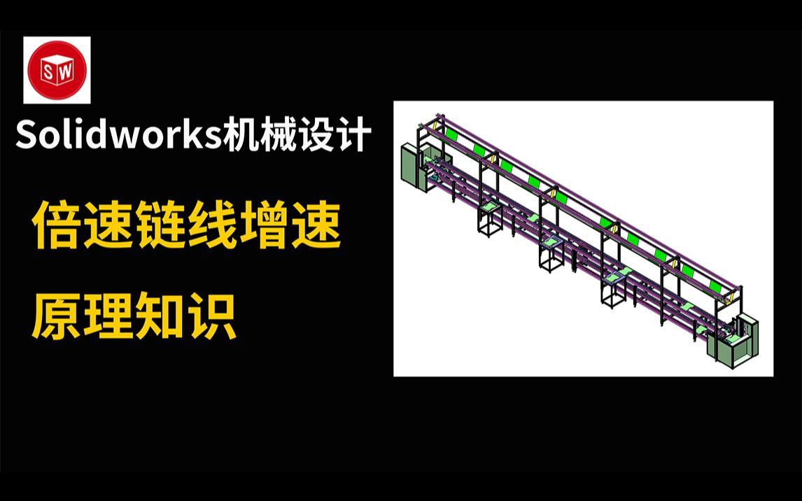 solidworks机械结构设计教程-倍速链线增速原理知识