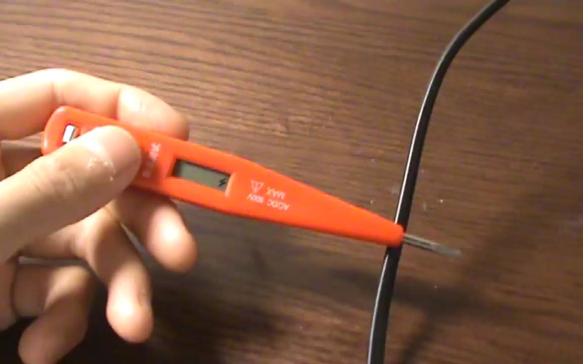 数显测电笔的使用