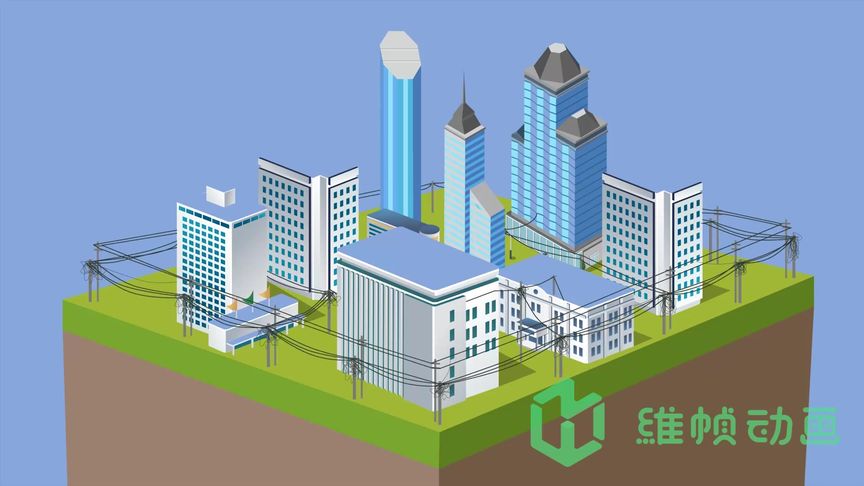 综合管廊建筑动画宣传片—南京维帧传媒2.5D动画宣传片制作公司