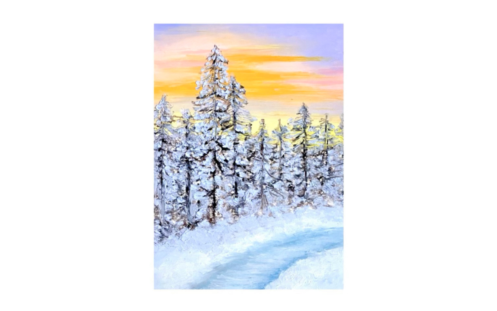 油画棒|不会画雪景的进来!