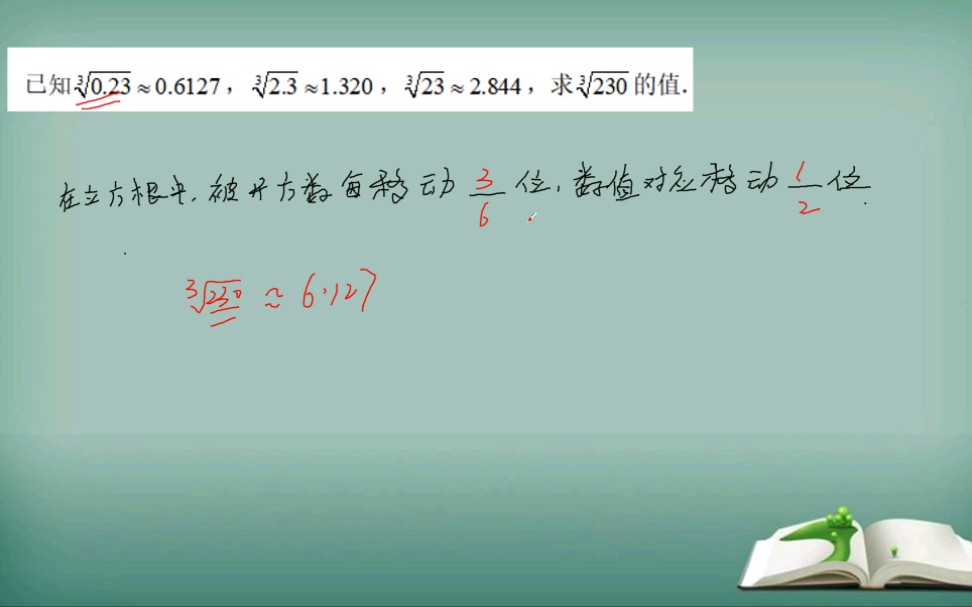被开方数与方根值数位之间的关系