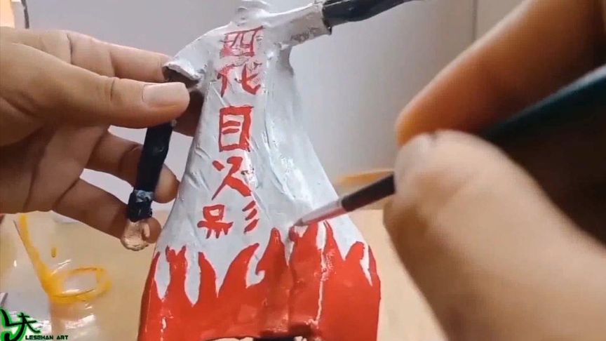 用粘土制作一个四代火影波风水门,步骤挺简单,你能学会吗?