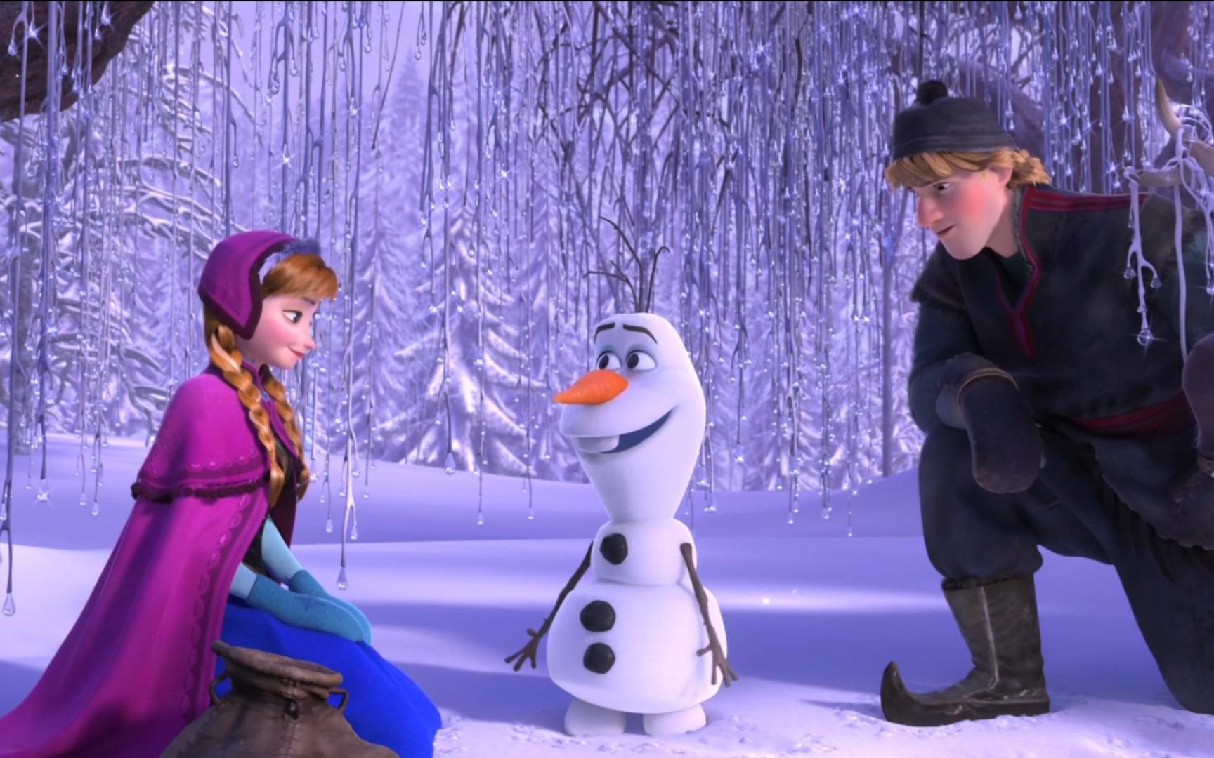 《冰雪奇缘》动画电影英文配音片段,原声版视频素材,可定制裁剪截取...