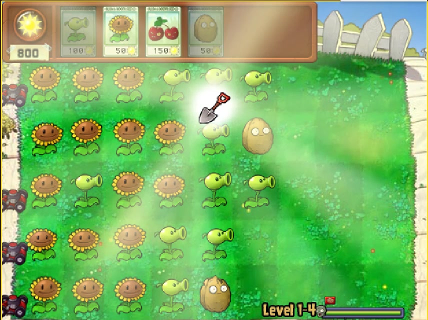 好久不玩植物大战僵尸了,4399上玩的,录着感觉好紧张,就像被人看着,...