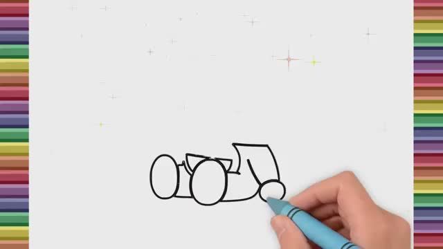 亲子简笔画:朵拉a梦