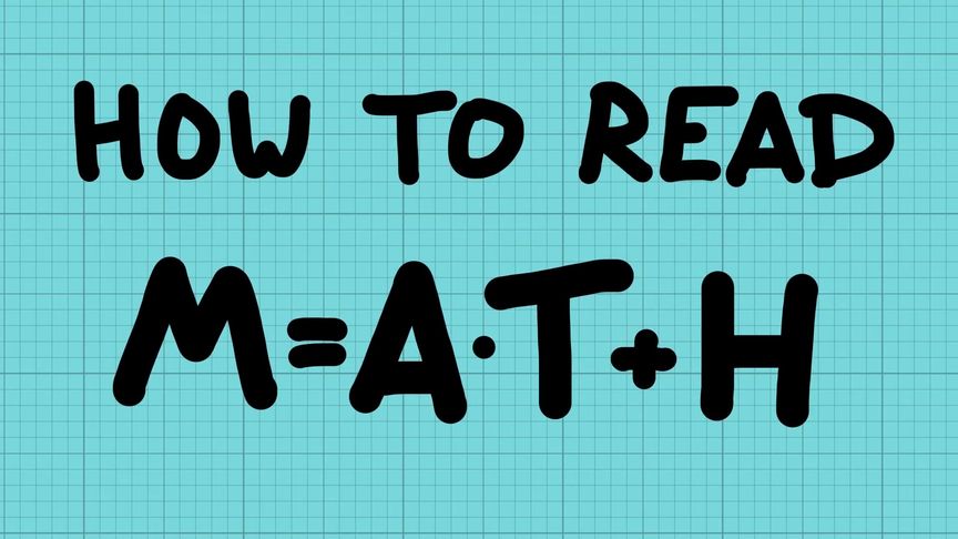 【科普】数学符号及公式的英语读法 how to read math