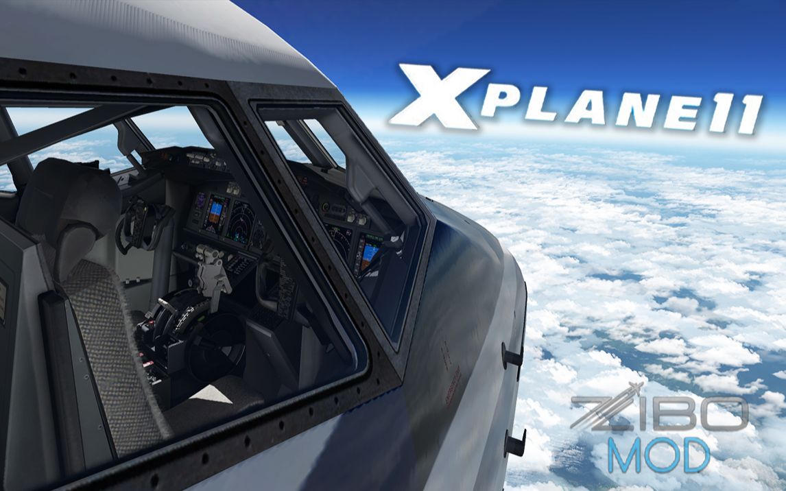 【X-Plane11】陆空对话&双人机组!zibo737北京首都-海口美兰飞行