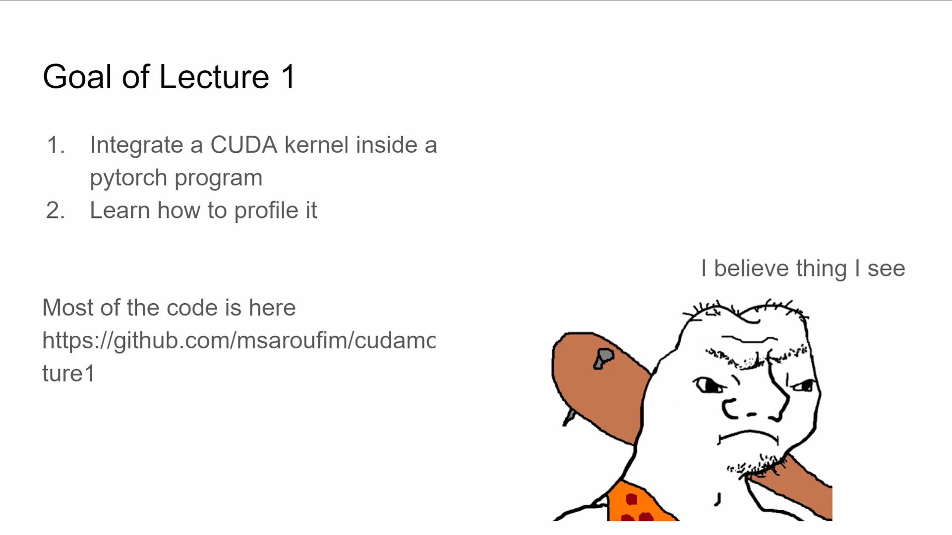 [Cuda Mode] Lecture1 How to profile CUDA kernels in PyTorch