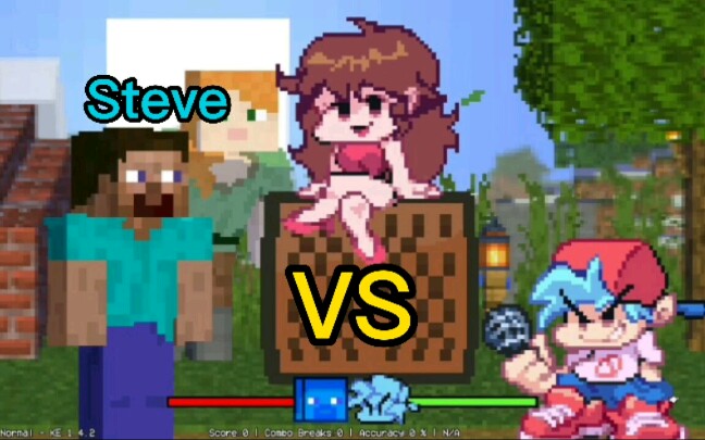 [FNF]我的世界模组Steve史蒂夫!还有Alex爱丽克斯!