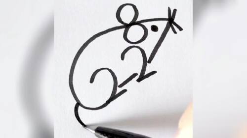 网友:这样用数字画动物太简单了!赶紧收藏合集(9)