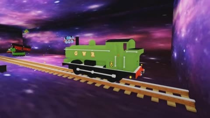 托马斯和他的朋友们模型玩具火车模拟器:小火车在梦幻星空