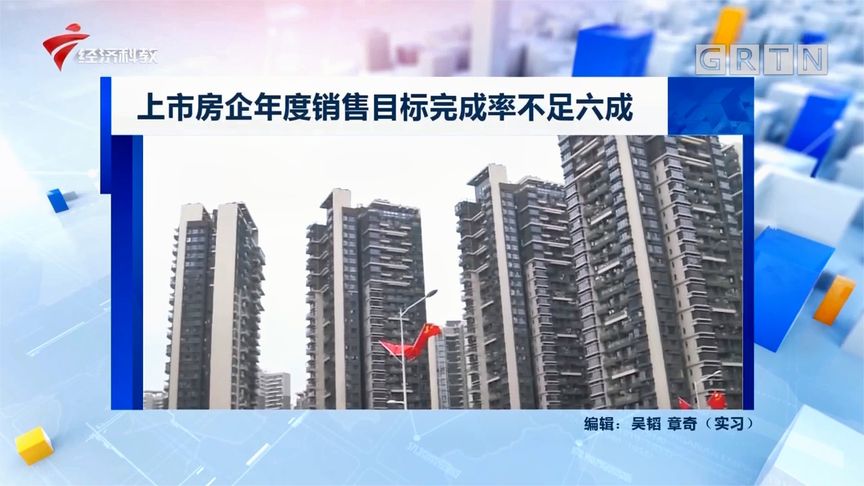 上市房企年度销售目标完成率不足六成