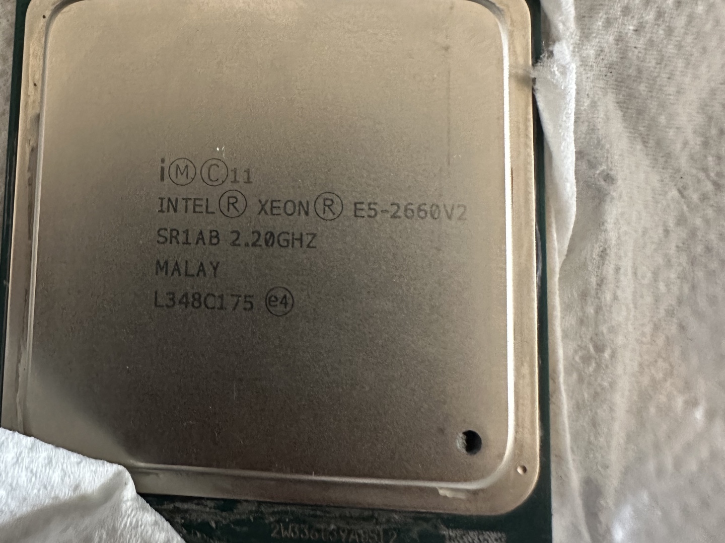 给大伙表演一个水洗cpu