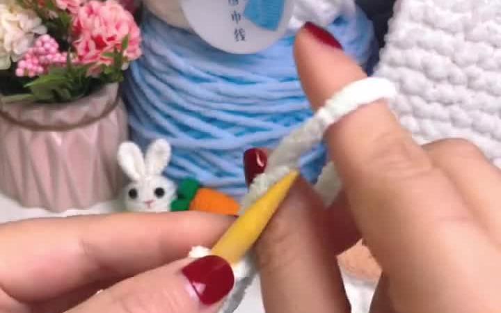 新手围巾围脖教程,冬天一定要亲手给爱的人织一条围巾呀