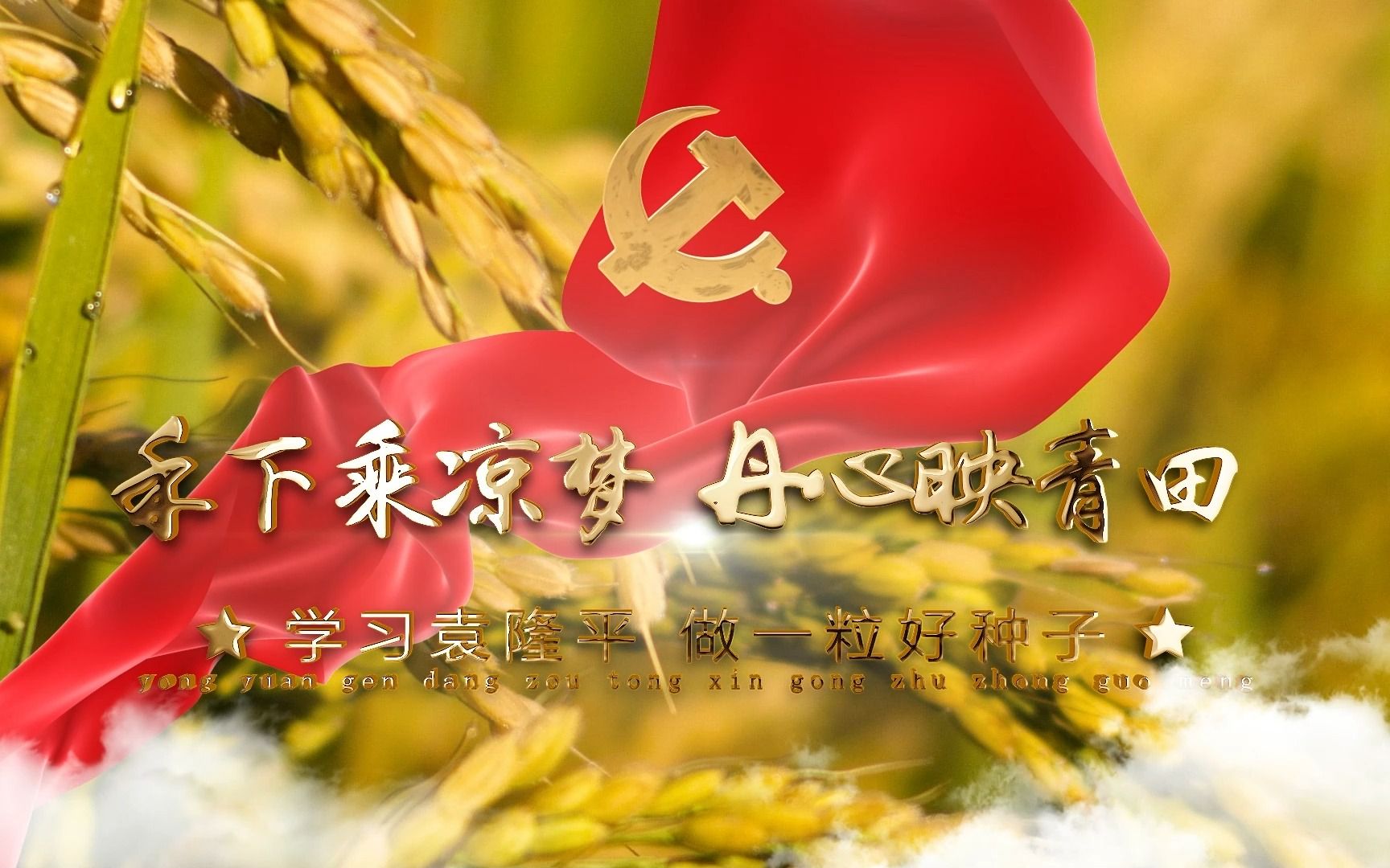 《学习袁隆平,做一粒好种子—禾下乘凉梦,丹心映青田》五2班贺钰杉...