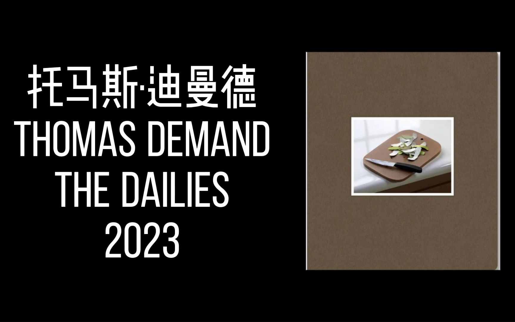 【摄影画册 | 翻书视频】托马斯·迪曼德 Thomas Demand:《The ...