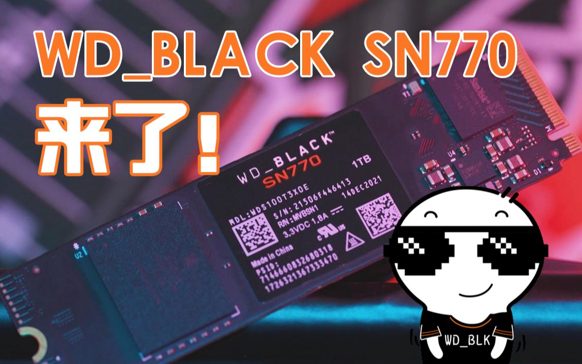游戏新伴侣,WD_BLACK SN770来了!