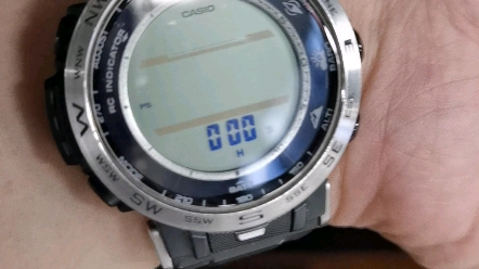 卡西欧CASIO ProTrek PRW-30 机芯编号3490,电波手表每天0点自动收...