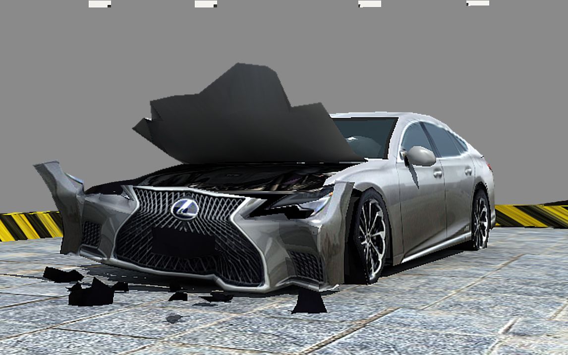 ls500雷克萨斯 掉落碰撞测试
