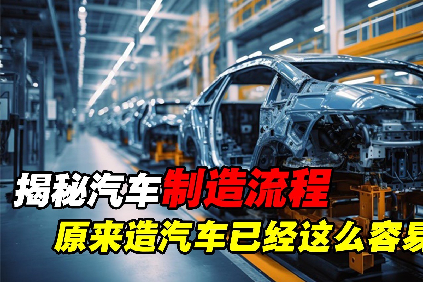 揭秘汽车制造流程,原来已经这么容易了,为什么价格还是那么贵?