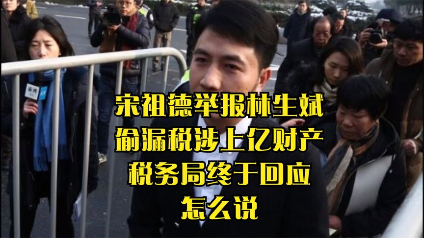 宋祖德举报林生斌偷漏税涉上亿财产,税务局终于回应,怎么说