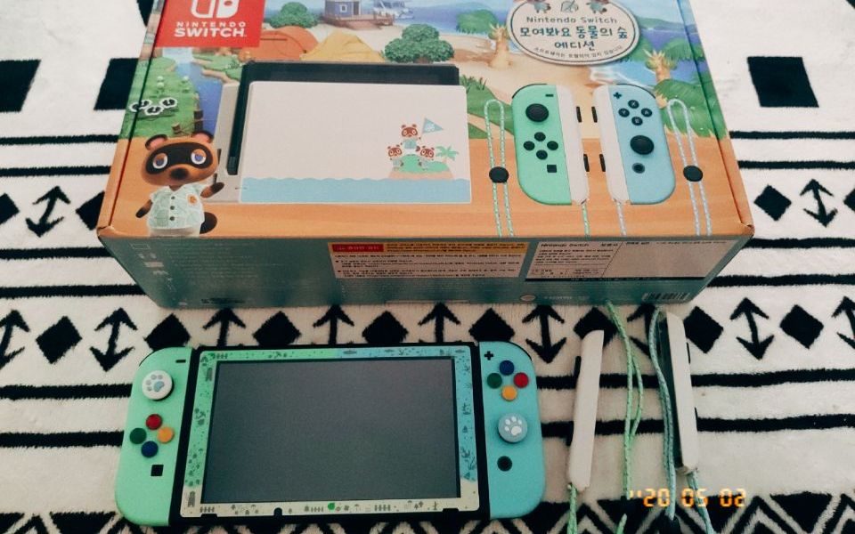 动森限定switch简单开箱