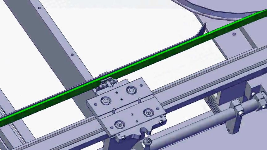 非标机械设计环形导轨动画
