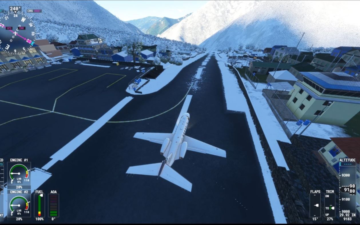 在最危险的机场开小型客机