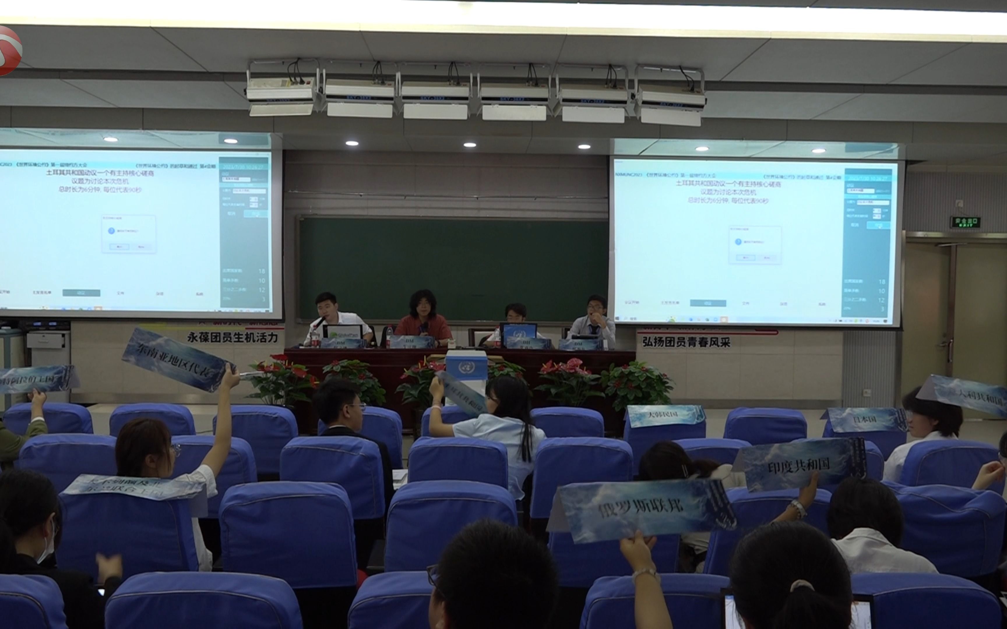 2023宁夏中学生模拟联合国大会会议片段(瞎胡乱剪的)